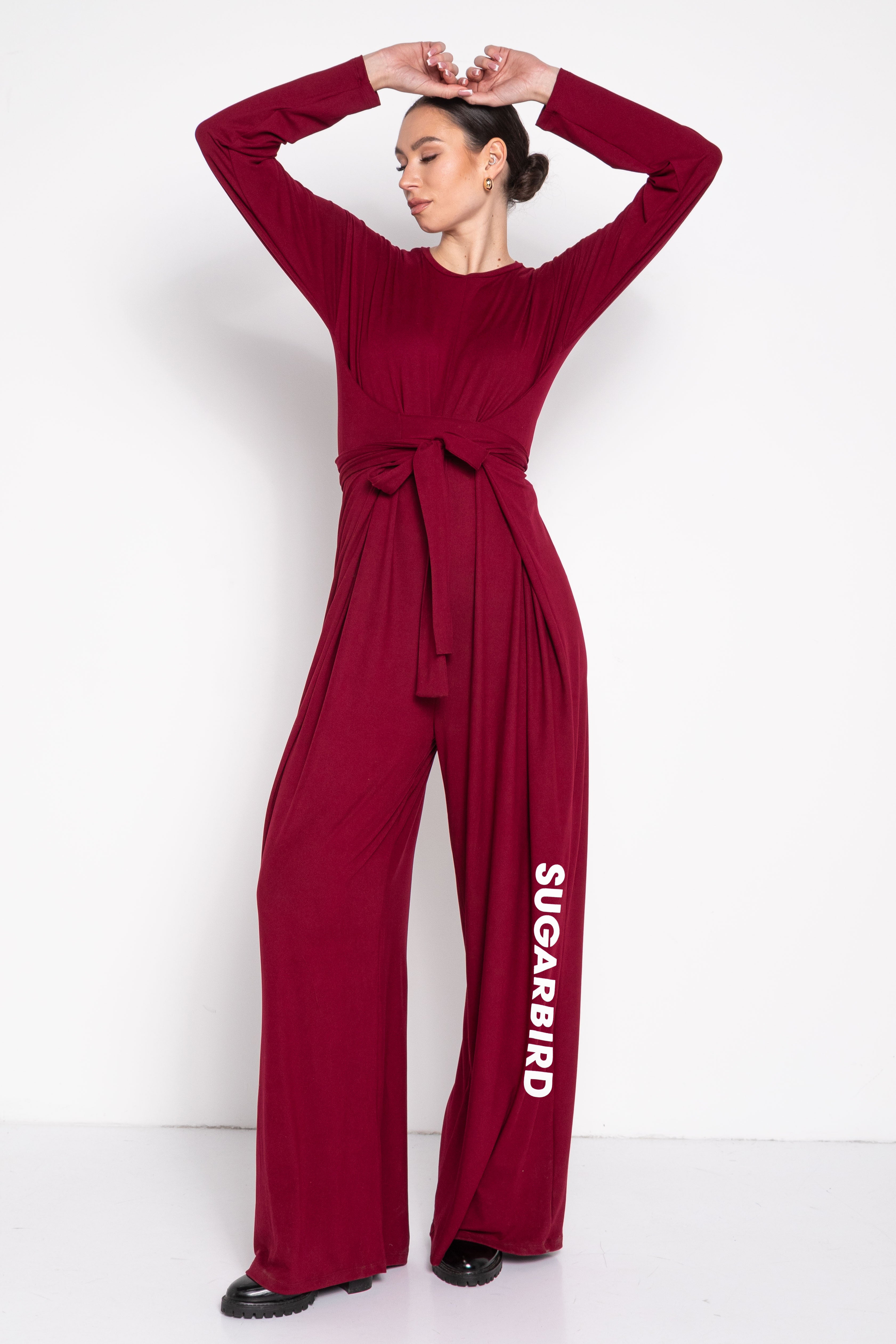 Ramuna Basic Logo burgundy overál – Sugarbird